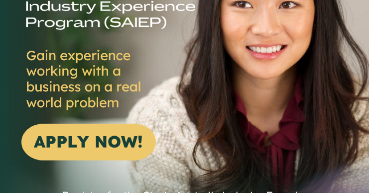 Study Australia Industry Experience Program (SAIEP) | Australian National University